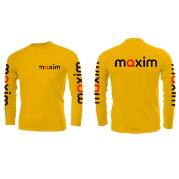 Maxim Shirt Food Delivery Motorcycle Rider Long Sleeve T Shirt Drifit ...