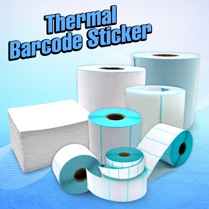 Barcode Thermal Sticker For Shopee Waybill Roll All Size 100x150mm ...