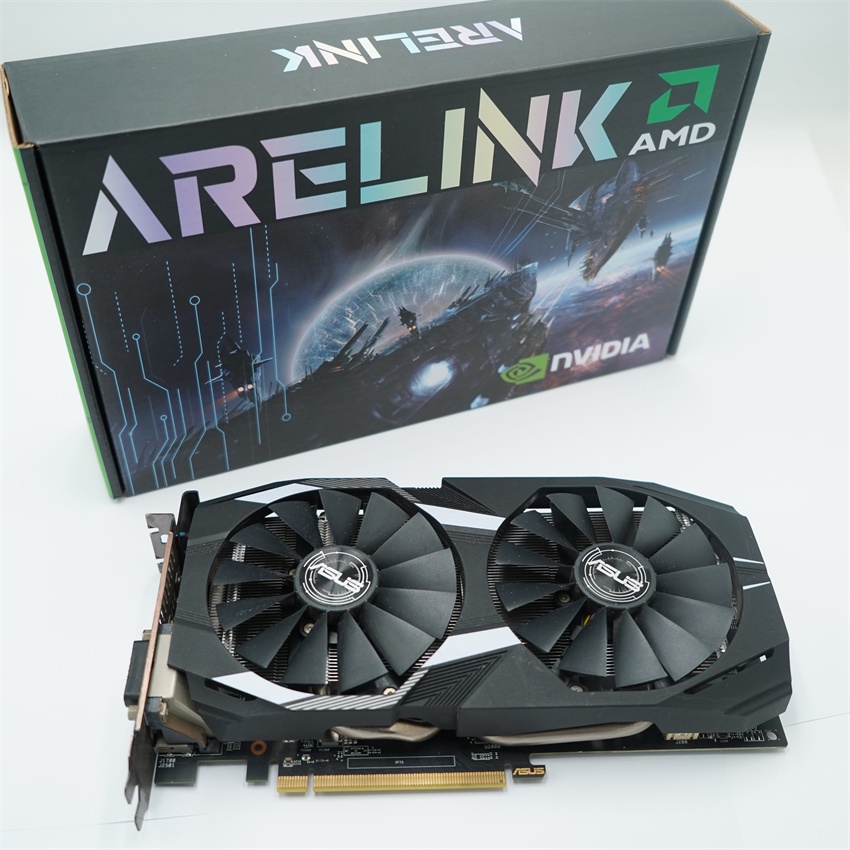Dual ASUS rx 580 8gb 2304SP Computer game graphics card AMD RADEON GPU ...