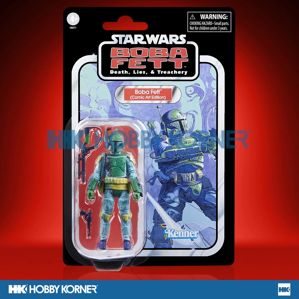 (IN STOCK) HASBRO F8071 Star Wars TVC 3.75 Inch Scale Boba Fett (Comic ...