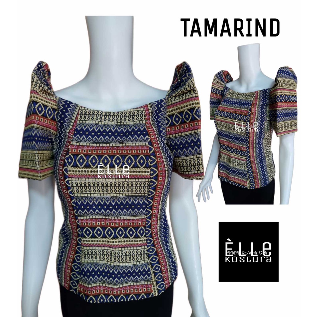 Ethnic Top Blouse Igorot Inabel Hand woven / Baguio Weaved Fabric ...