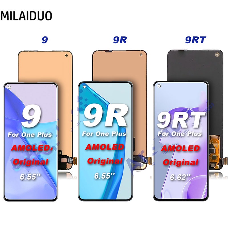 Original AMOLED LCD For 1+9 OnePlus 9 9R 9RT 5G LCD Display Touch ...