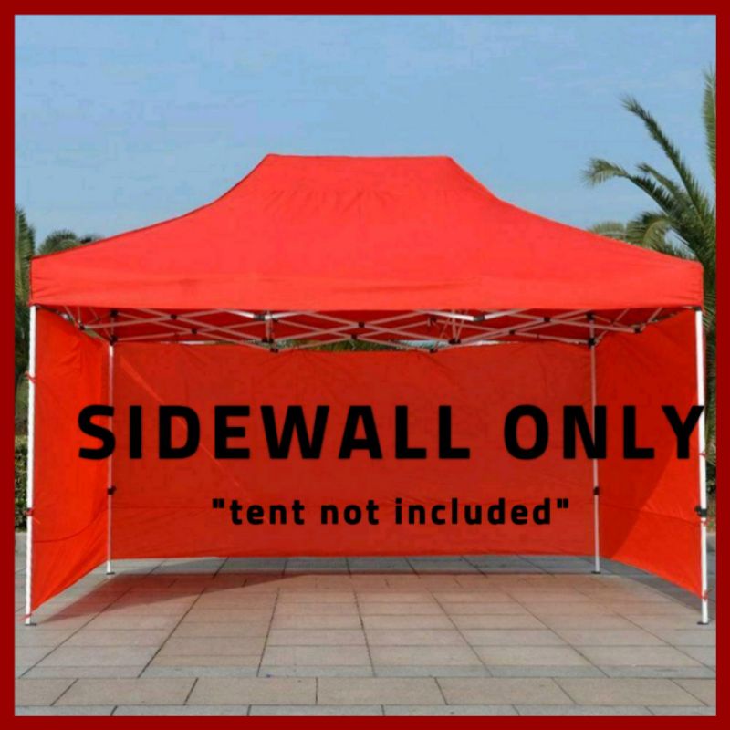 2 METERS SIDE WALL FOR RETRACTABLE TENT MATERIAL PVC LONA | Shopee ...