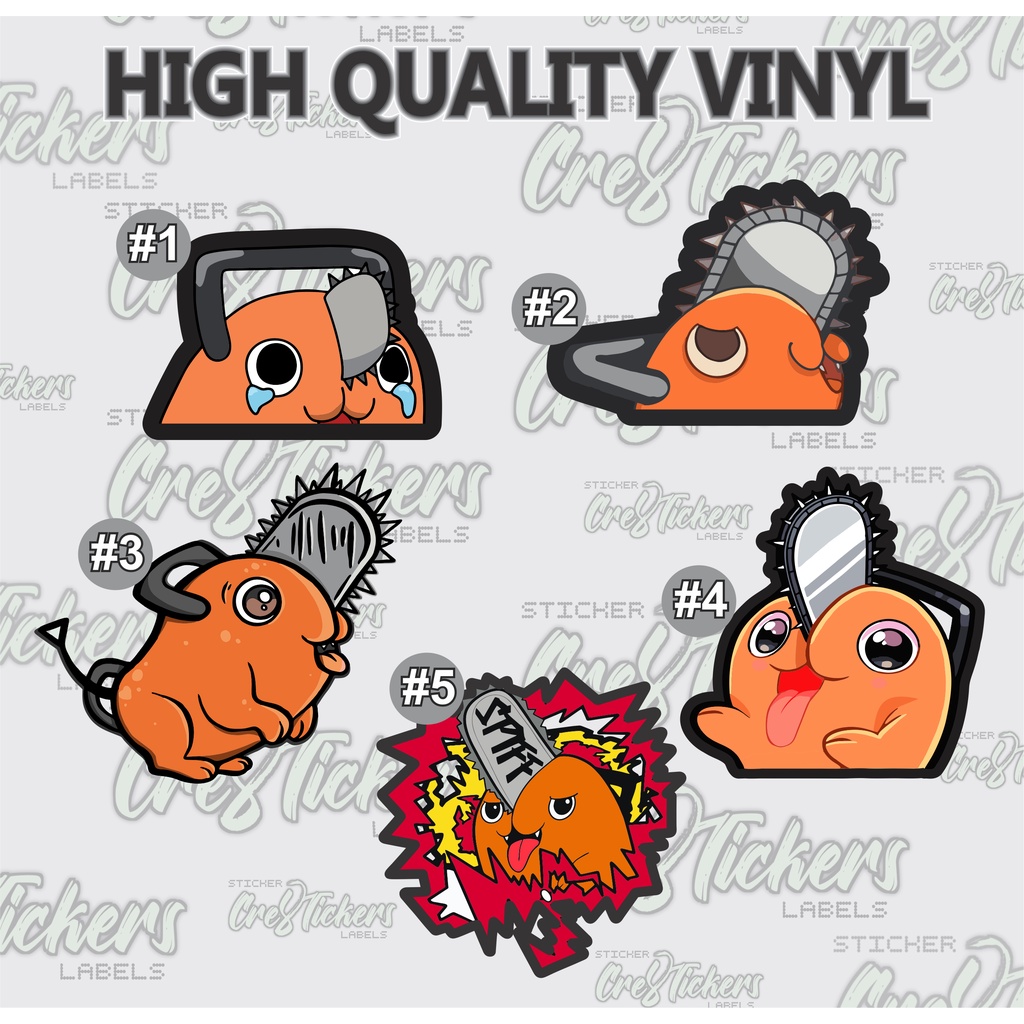CHAINSAW MAN POCHITA STICKER HIGH QUALITY | Shopee Philippines