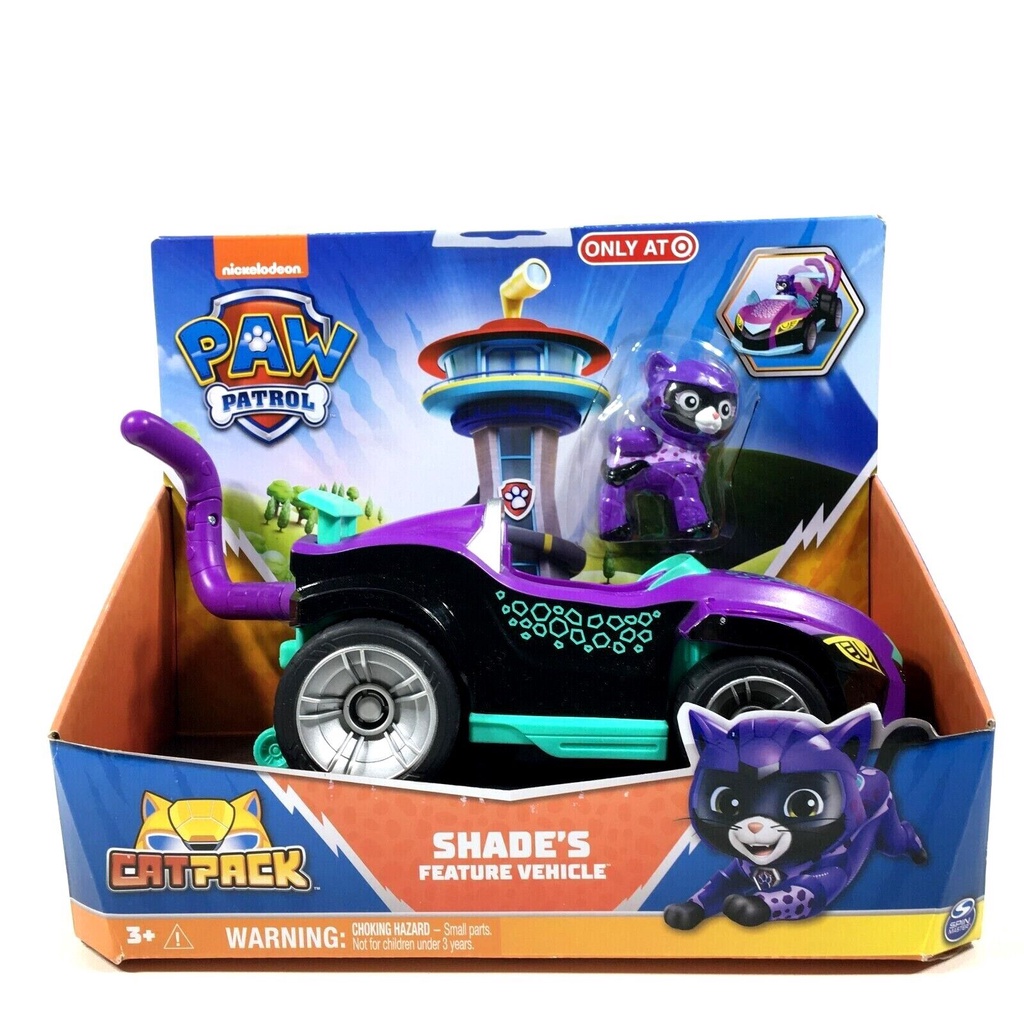 Paw Patrol Cat Pack - Shade's Feature Vehicle Toy for Kids Ages 3 ...