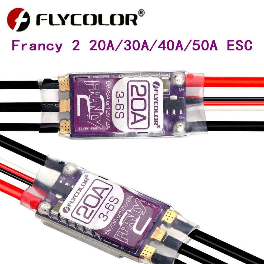 FLYCOLOR Francy 2 Brushless ESC BLHELI-32 BL32 Dshot High Performance ...
