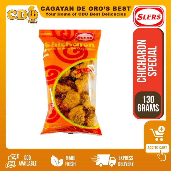 CDO Best | Slers Pork Chicharon Special 130g | Crackling Big Pack ...