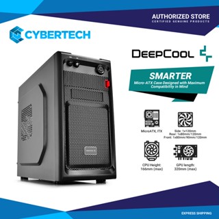 DEEPCOOL Smarter Micro-ATX PC Case - Black, mATX/ITX, no fan included ...