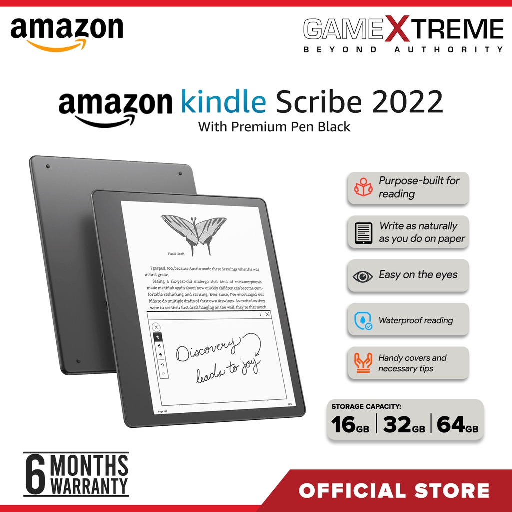 Amazon Kindle Scribe 2022 With Premium Pen Black | Shopee Philippines