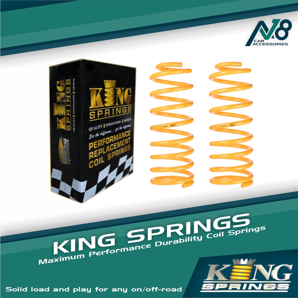 King Springs Progressive Coil Spring front and rear set non load ...