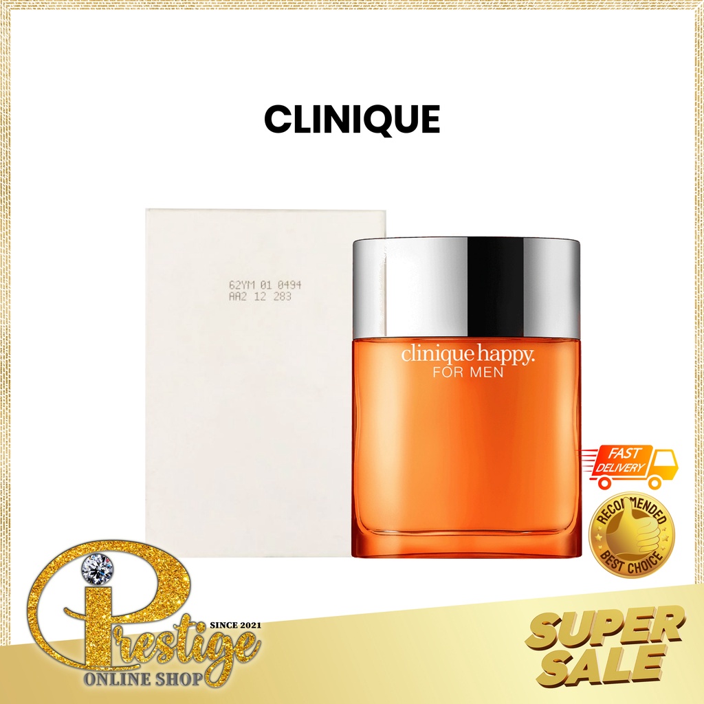 ORIGINAL Clinique Happy for Men ON A TESTER BOX | Shopee Philippines