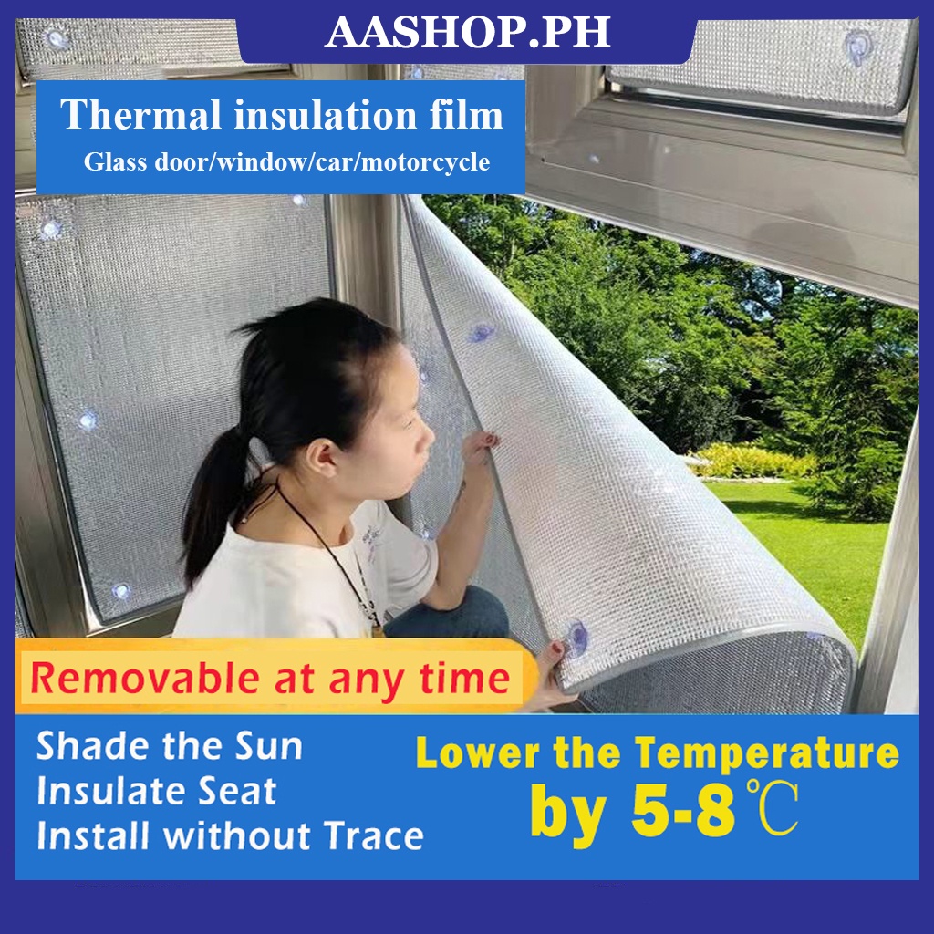 Window Glass Thermal Insulation Films One-Way Building Sunscreen Sheet ...