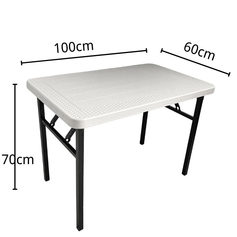 Foldable Plastic Rattan Desk Dining Table High Quality 75X75CM Table ...