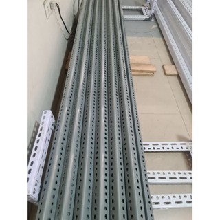 BIG SALE!!! HEAVY-DUTY GRAY/WHITE SLOTTED ANGLE BARS WITH LIGHT ...