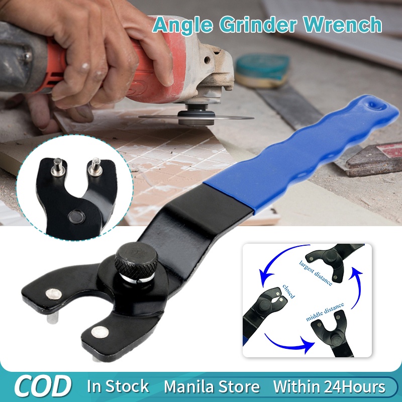 Adjustable Lock-Nut Grinder Pin Wrench Universal Grinder Wrench Repair ...