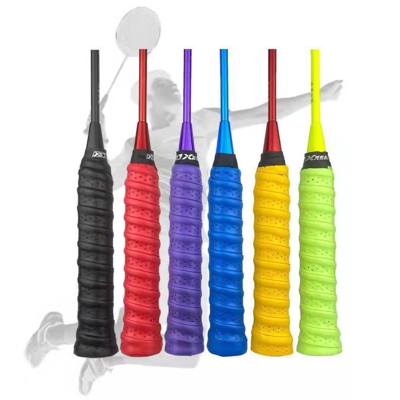 Badminton racket grip with grip tapes fishing rod sweatband grip with ...