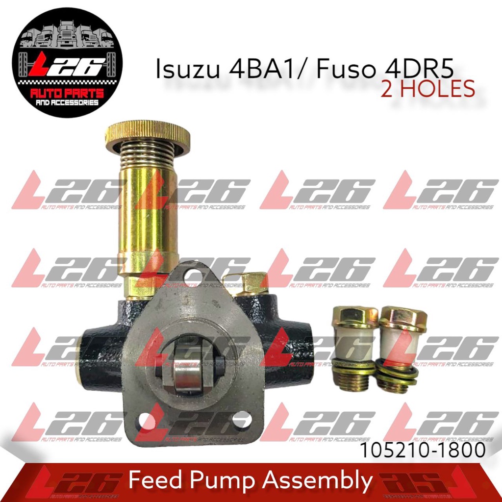 Isuzu 4BA1 / Fuso 4DR5 Feed Pump Assembly 2 Holes 105210-1800 | Shopee ...