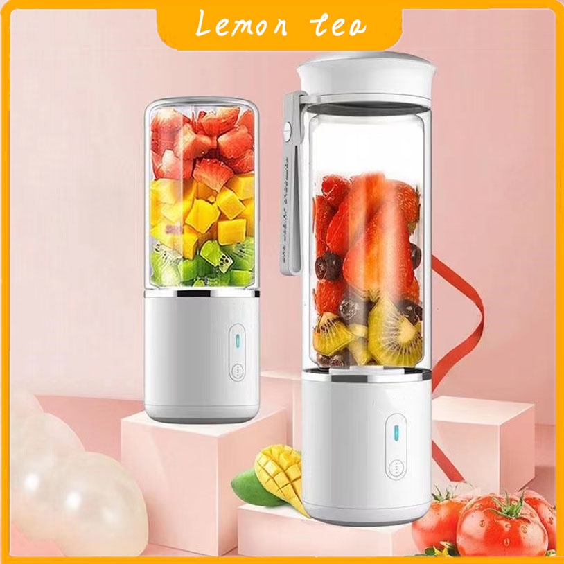 Portable Juicer Blender Tumbler Heavy Duty Fruit Presser Shake Portable ...