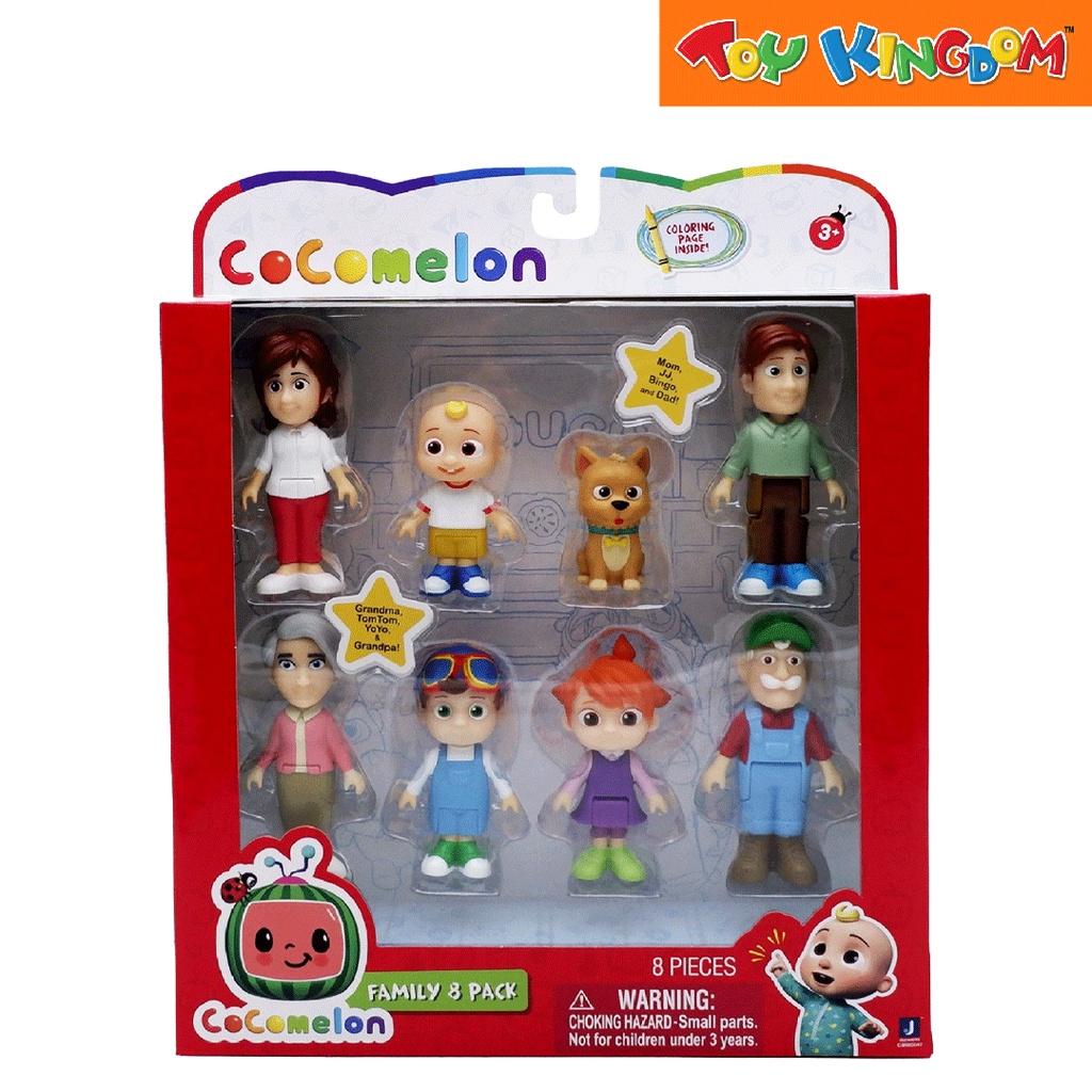 Cocomelon 8 Family Figure Pack | Shopee Philippines