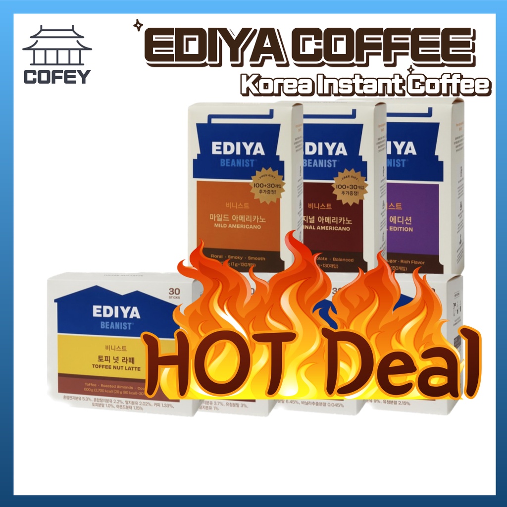 [Ediya] Korean coffee /Korean instant coffee / instant coffee / Coffee ...