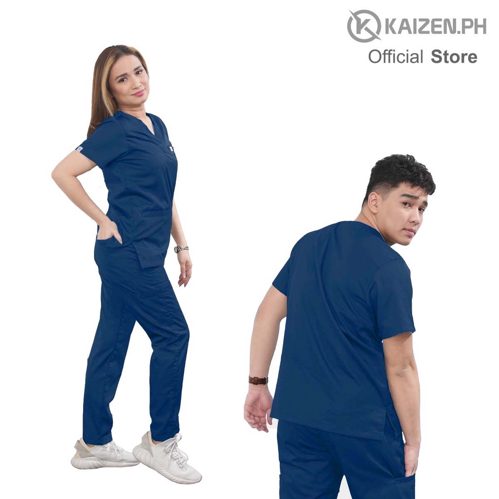 KAIZEN.PH Scrub Suit Kss-03 Plain Series | Shopee Philippines