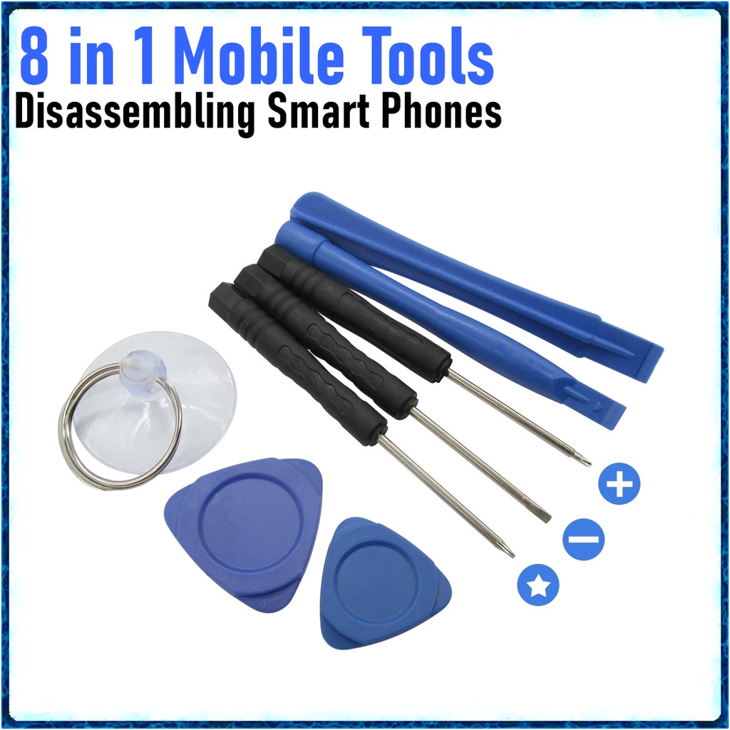 8 in 1 Mobile Toolkits for Disassembling Smart Phones screwdriver set ...
