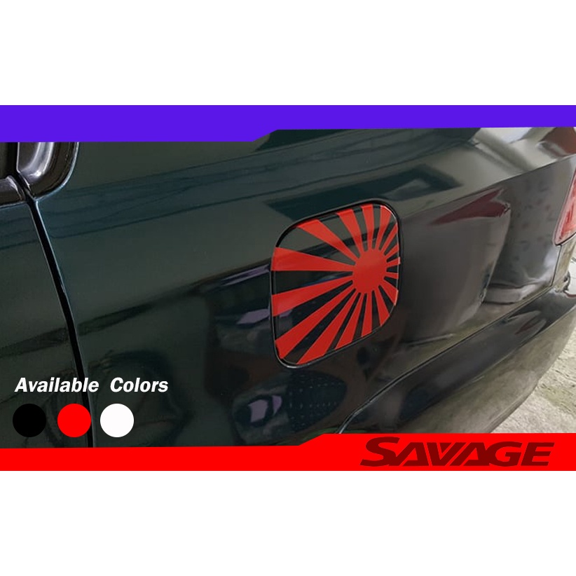 Rising Sun Fuel Door Sticker | Shopee Philippines