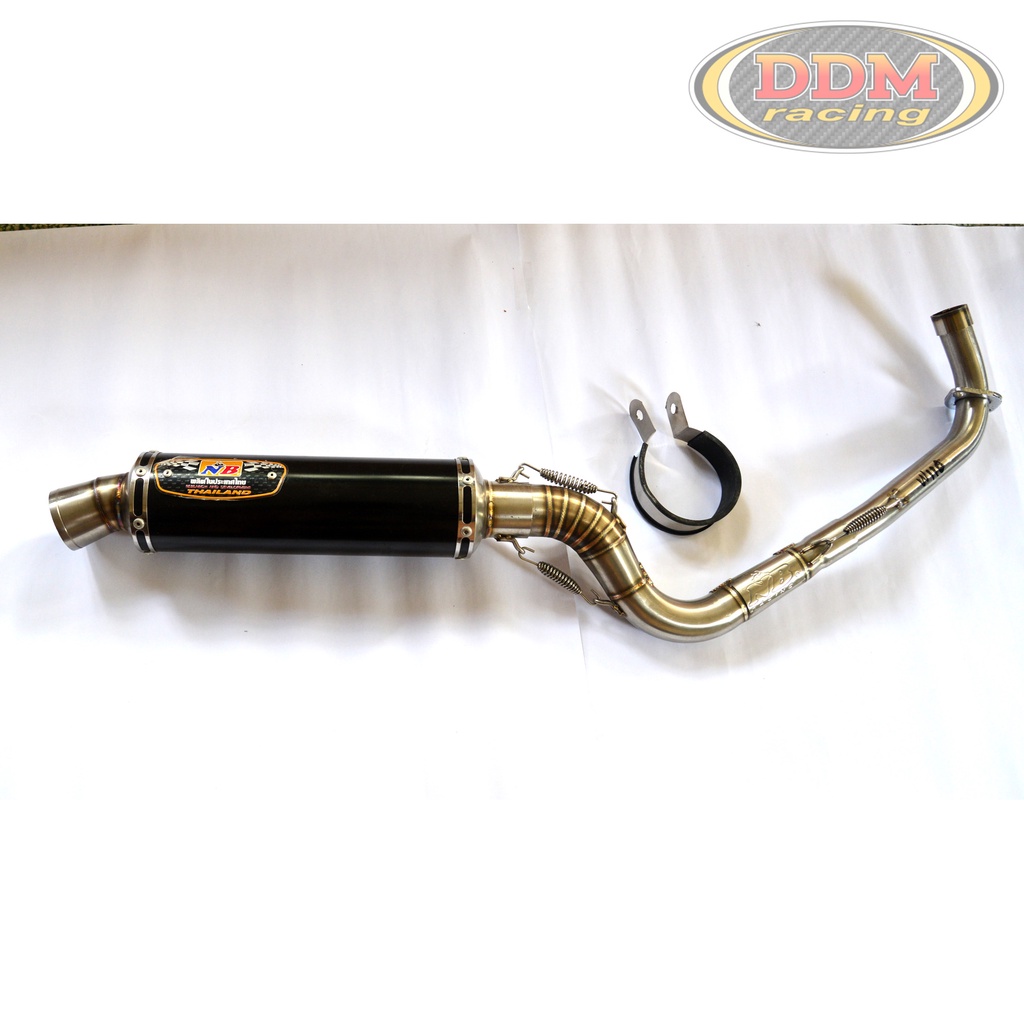 NB (Namban) Racing Pipe for Honda WAVE110 40mm Elbow. Standard Black ...