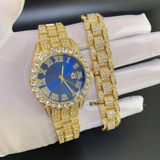 Fashion Watch For Men Waterproof Original Quartz Relo Mens New Gold ...