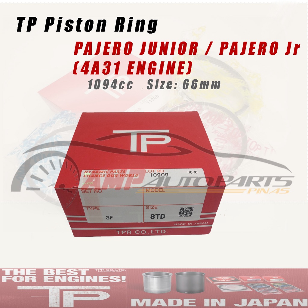 TP PISTON RING for PAJERO JUNIOR / PAJERO Jr (4A31 ENGINE) | Shopee ...