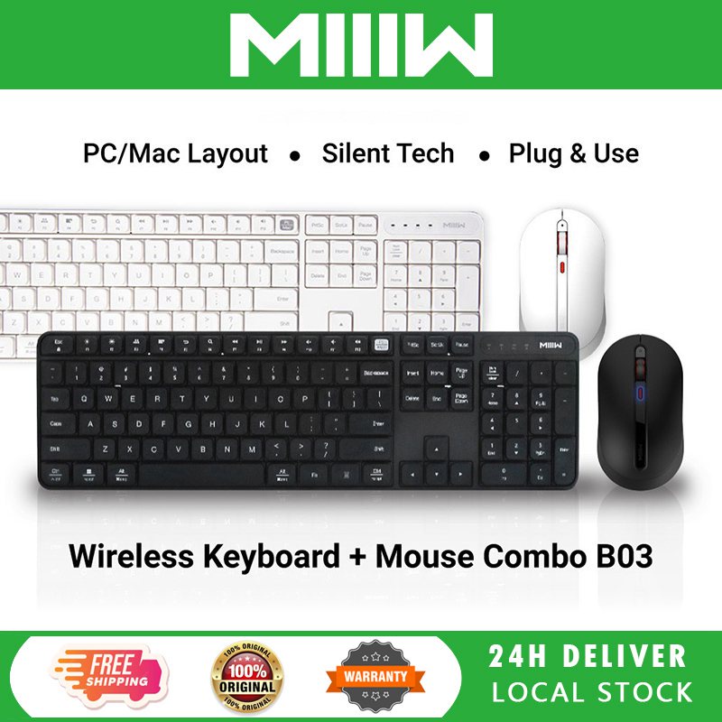 Xiaomi Wireless Keyboard and Mouse Set Universal USB For PC laptop ...