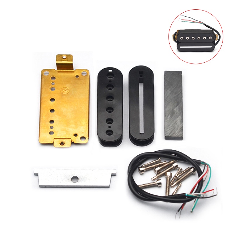 Electric Pickup DIY Kits- Line-Screw Humbucker Double Coil Pickup ...