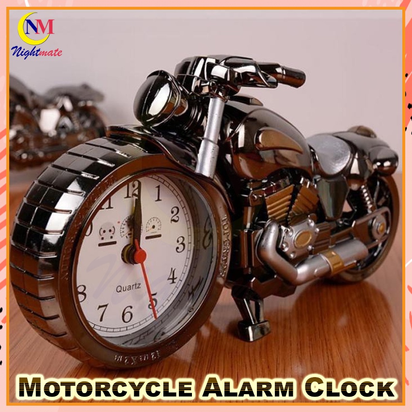 Nightmate Motorcycle Alarm Clock Home Decorators Desk Clock Student ...