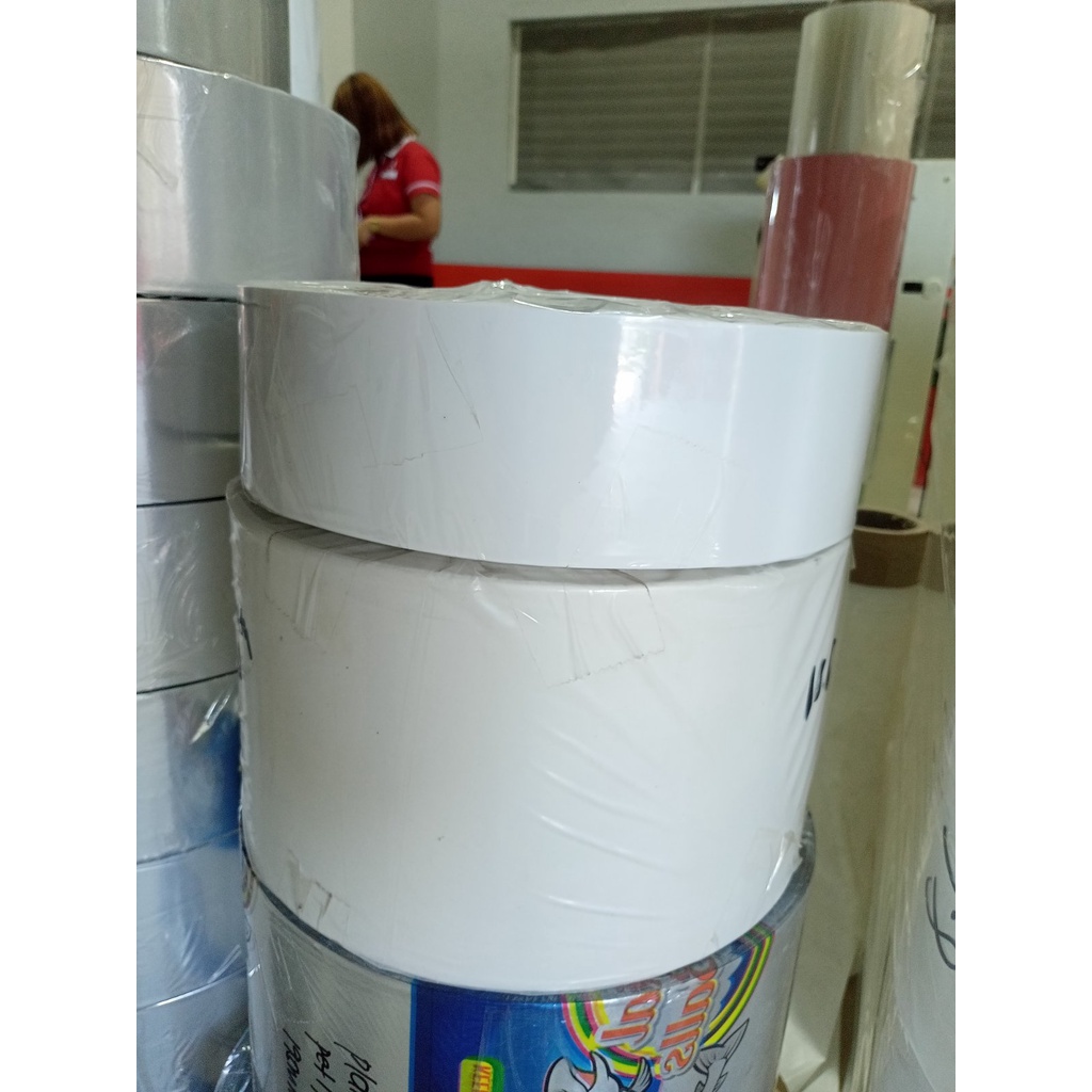 Laminated roll solid white 175mm | Shopee Philippines