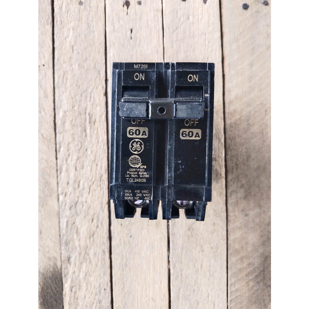 GE CIRCUIT BREAKER - PLUG IN 2 POLE (15AMP to 100AMP ) ORIGINAL | Shopee Philippines