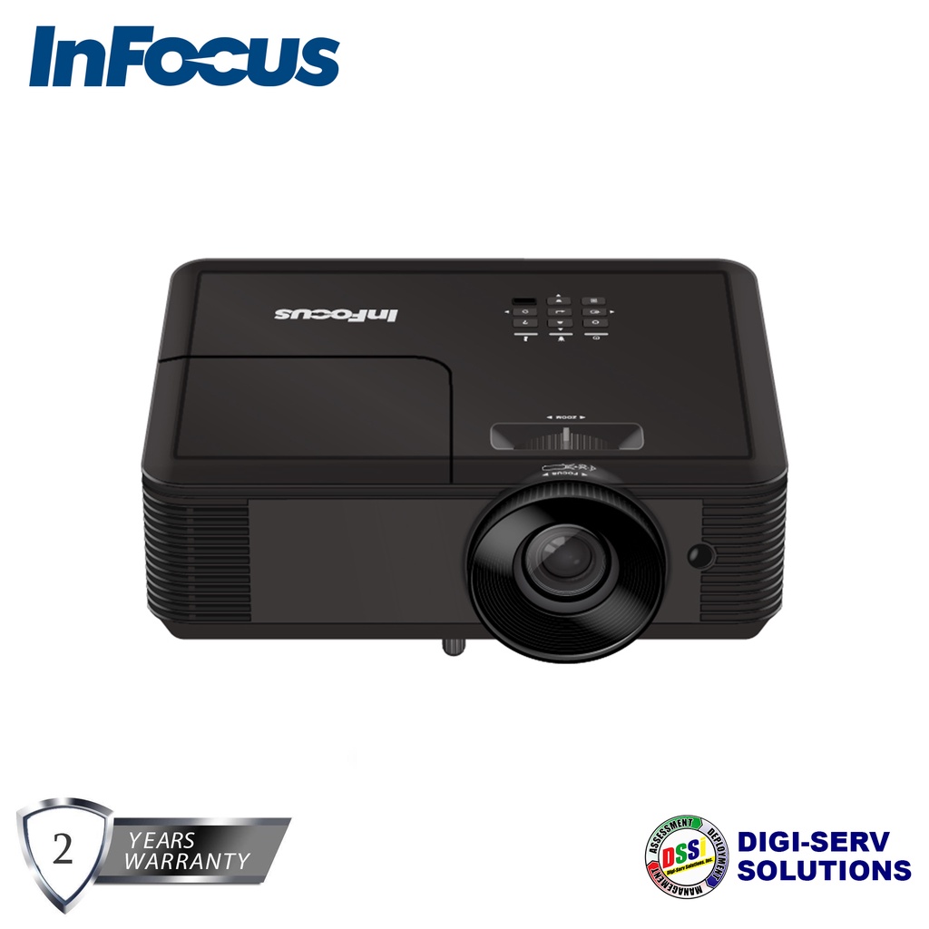 InFocus Genesis Series IN114AA 3800-Lumen XGA DLP Projector, 1024 x 768 ...