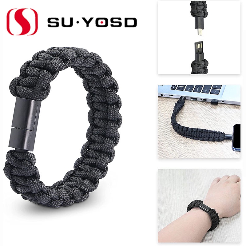 SU-YOSD Charging Bracelet Fast Charger Cable Portable Data Charging ...