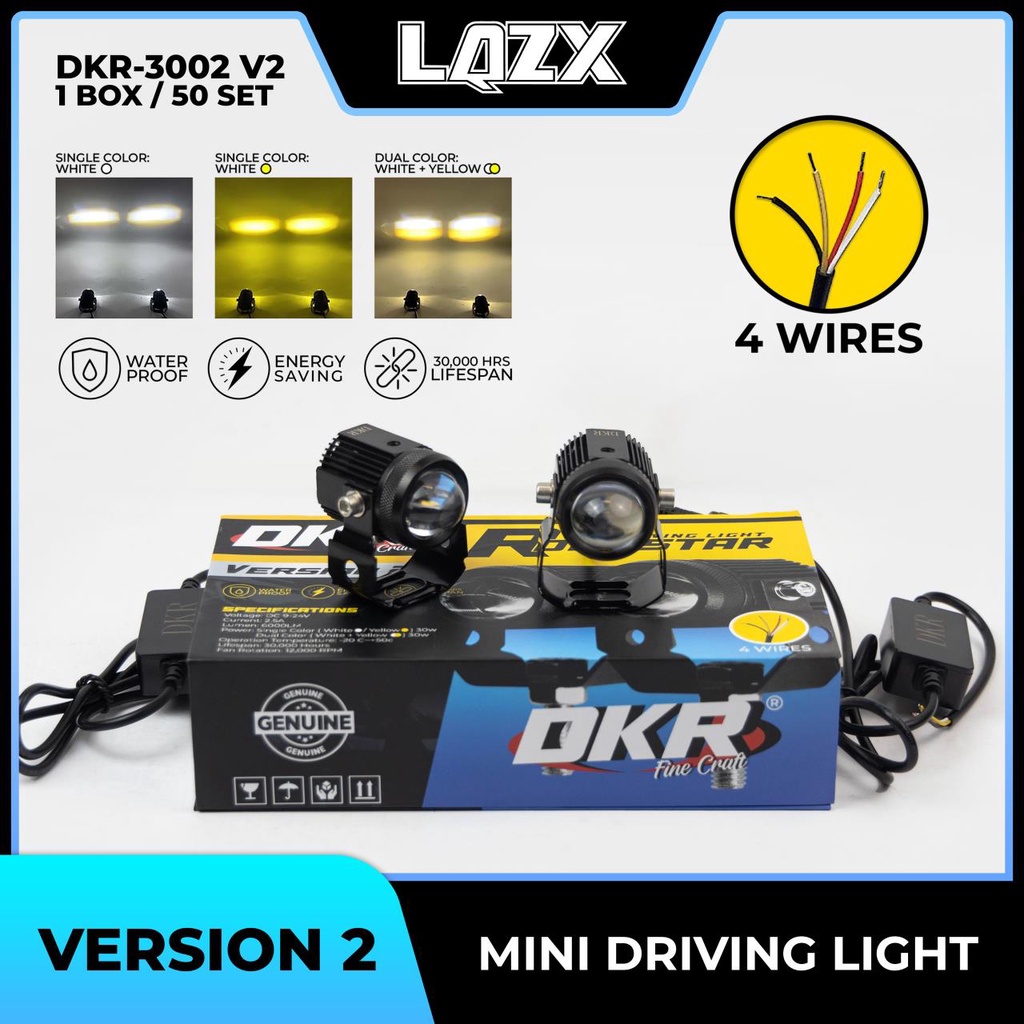 DKR MINI DRIVING LIGHT V2 - 3002 | Shopee Philippines