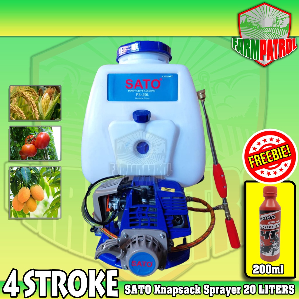 KNAPSACK POWER SPRAYER 4 STROKE SATO BRAND | Shopee Philippines