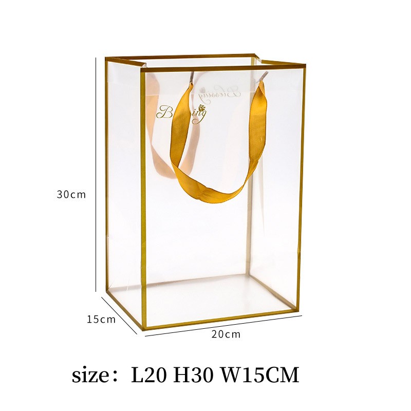 Clear Bag korean Transparent Bag Loot Bags Packaging Clear Plastic Bag ...