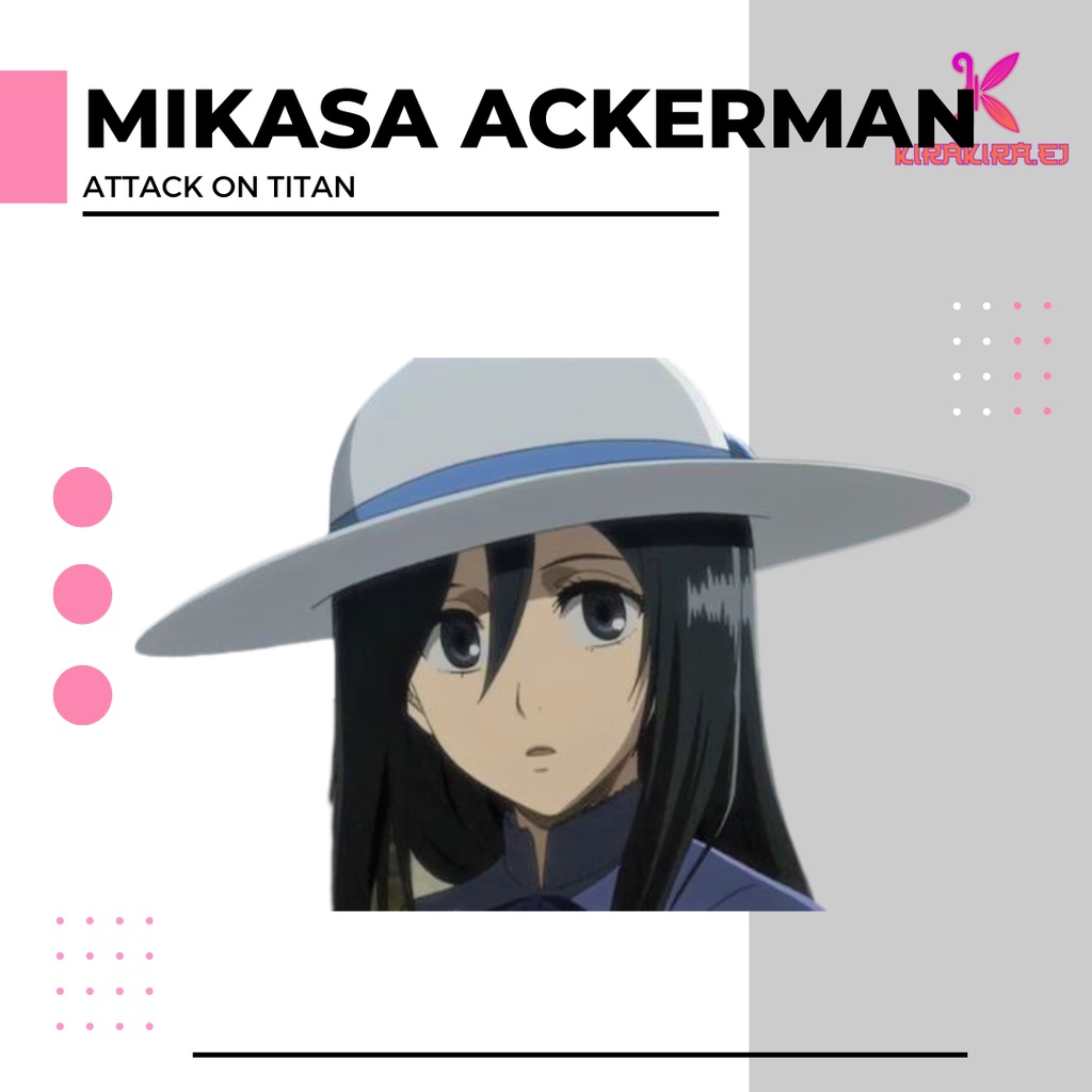 STIKER Mikasa Ackerman Sticker | Shingeki no Kyojin Attack on Titan ...