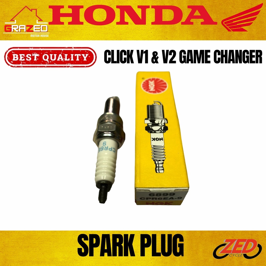SPARK PLUG NGK for Honda Click V1, V2 & V3 Game Changer (GENUINE) | Shopee Philippines