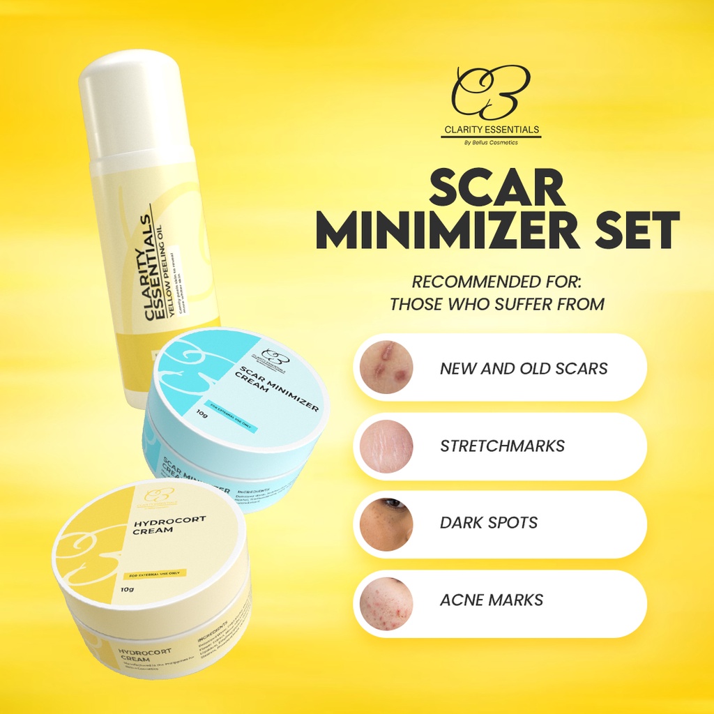 Scar Minimizer Set | Clarity Essentials | Peklat Set | Shopee Philippines