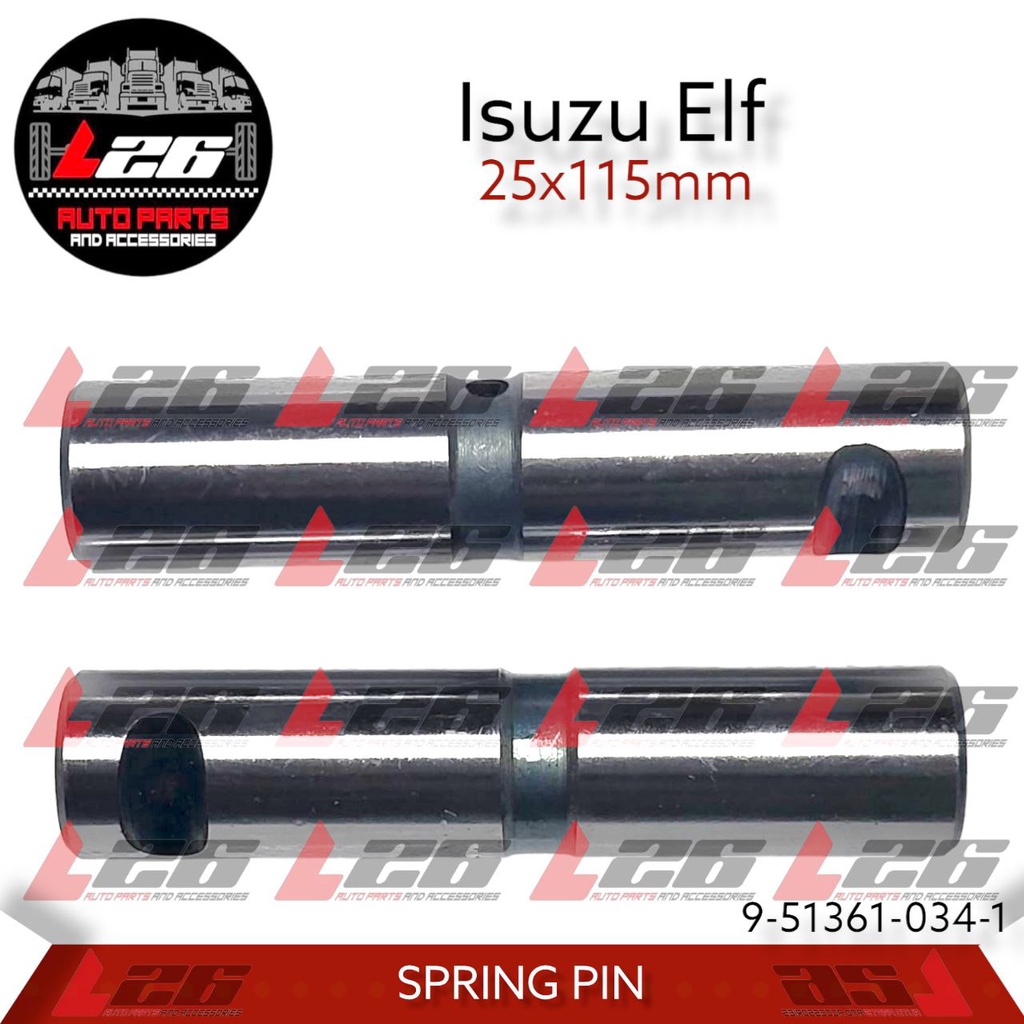 SPRING PIN Isuzu Elf 9-51361-034-1 25x115mm Front-Rear (2PIECES/SET ...