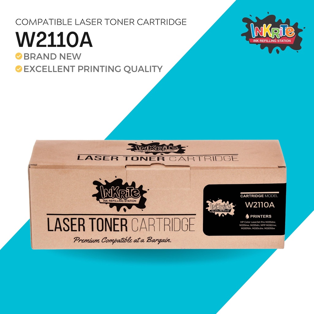 Inkrite Compatible Laser Toner Cartridge W2110A W2111A W2112A W2113A ...
