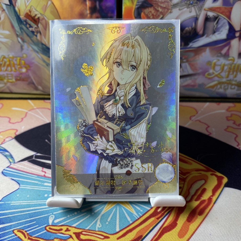 SSR Violet Evergarden - Goddess Story TCG Anime Waifu Collectible Cards ...