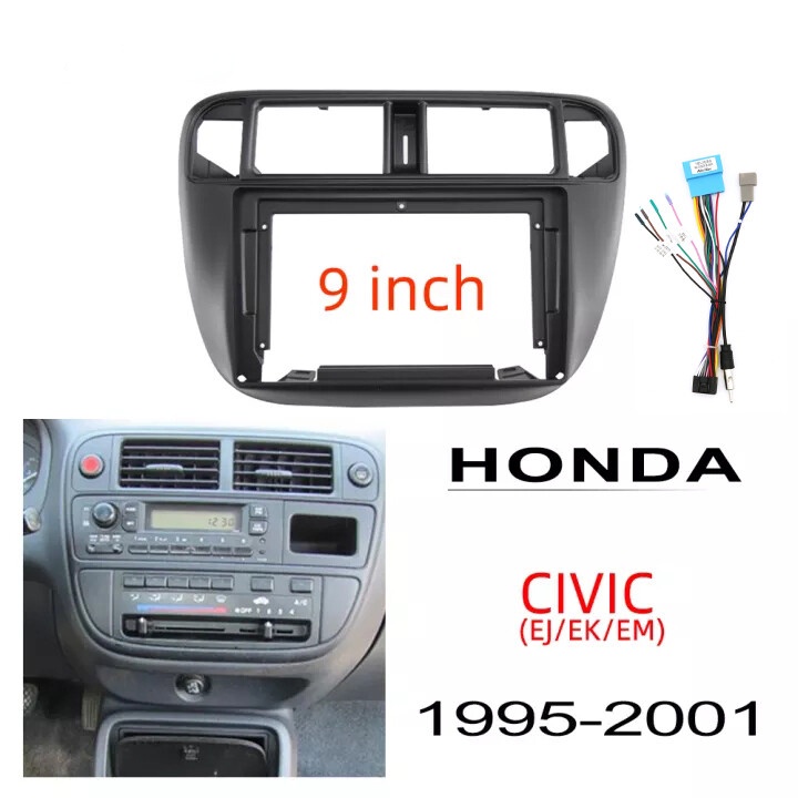 Car Stereo 2din Panel Radio Frame for HONDA CIVIC 1995-2011 Android ...