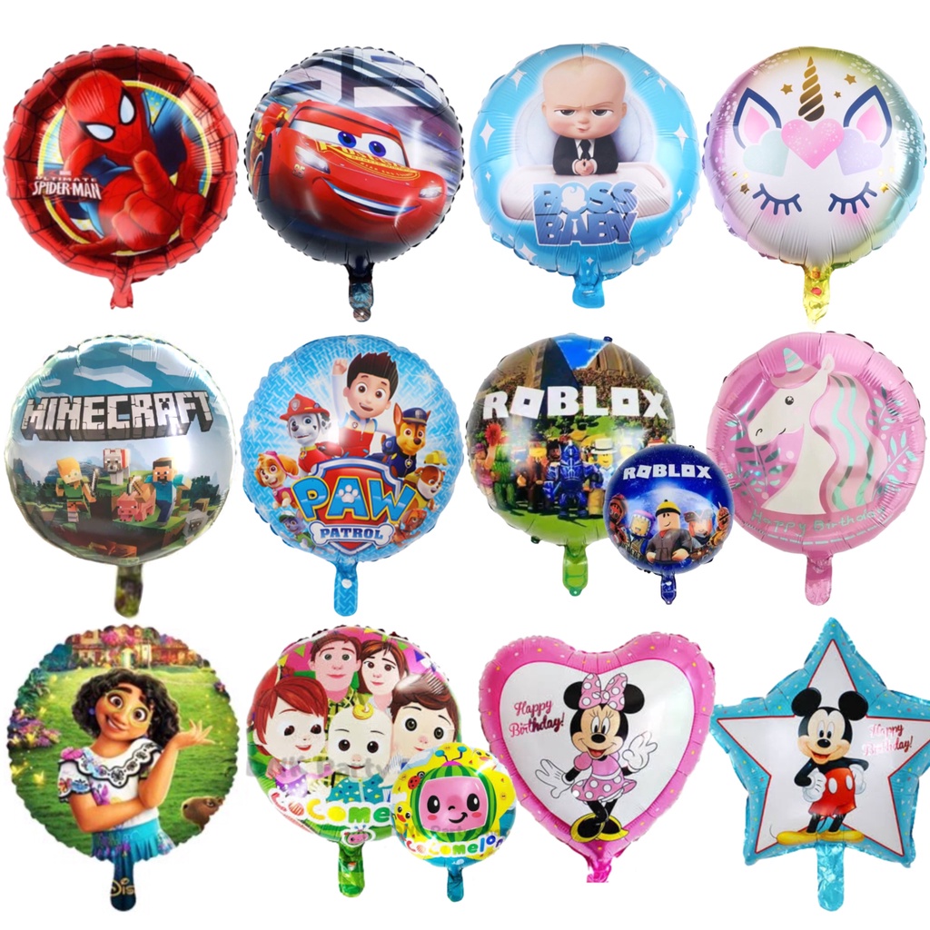 PS-09 18 Inch Character Foil Balloon (1 pc) Character Balloons Happy ...
