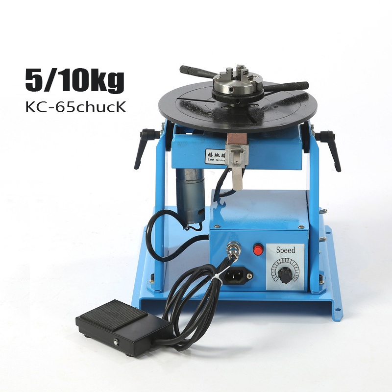 COD 5/10KG Mini Semi-Automatic Rotary Welding Positioner Turntable ...