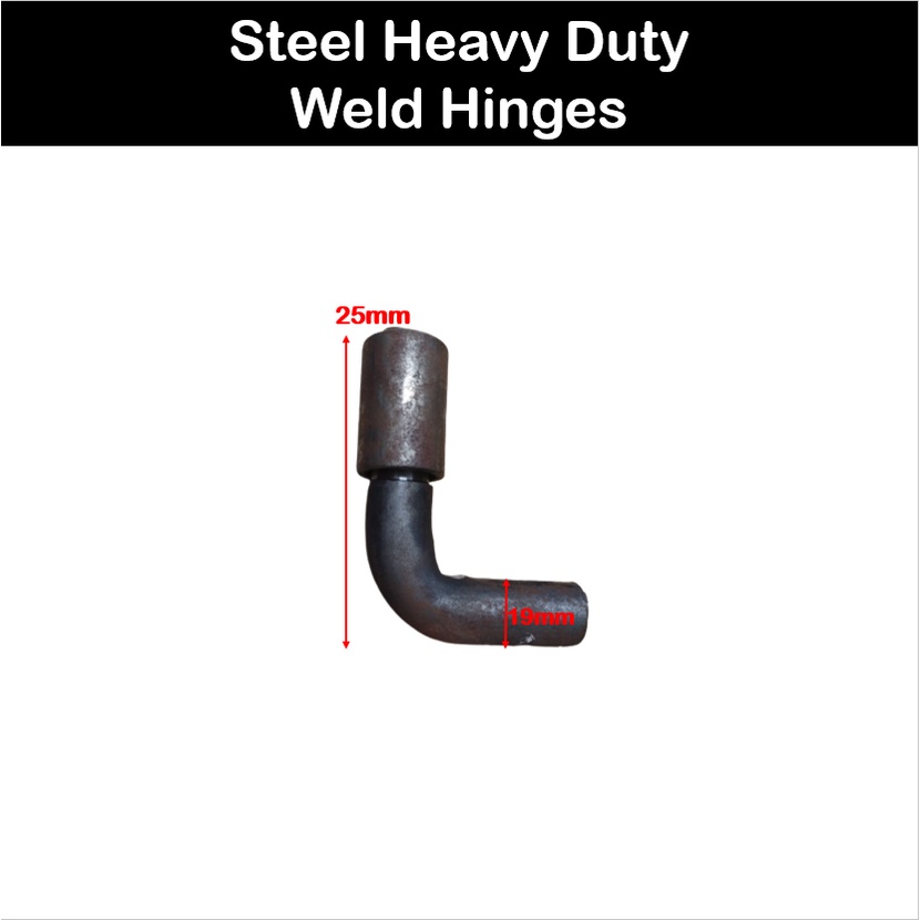 RTK Steel Heavy Duty Weld Hinges High Column Hinge High Column Shaft ...